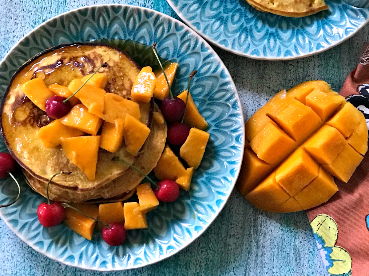 Mango Pancakes yumminess redefined | BM6 Post 4 Recipe | sinamontales