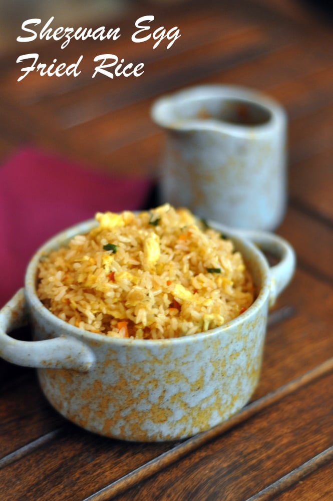 Schezwan Egg Fried Rice Recipe | sinamontales