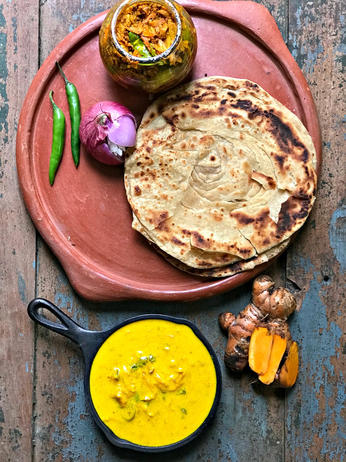 Kachi Haldi Ki Sabji - Fresh Turmeric Curry - Sinamon Tales