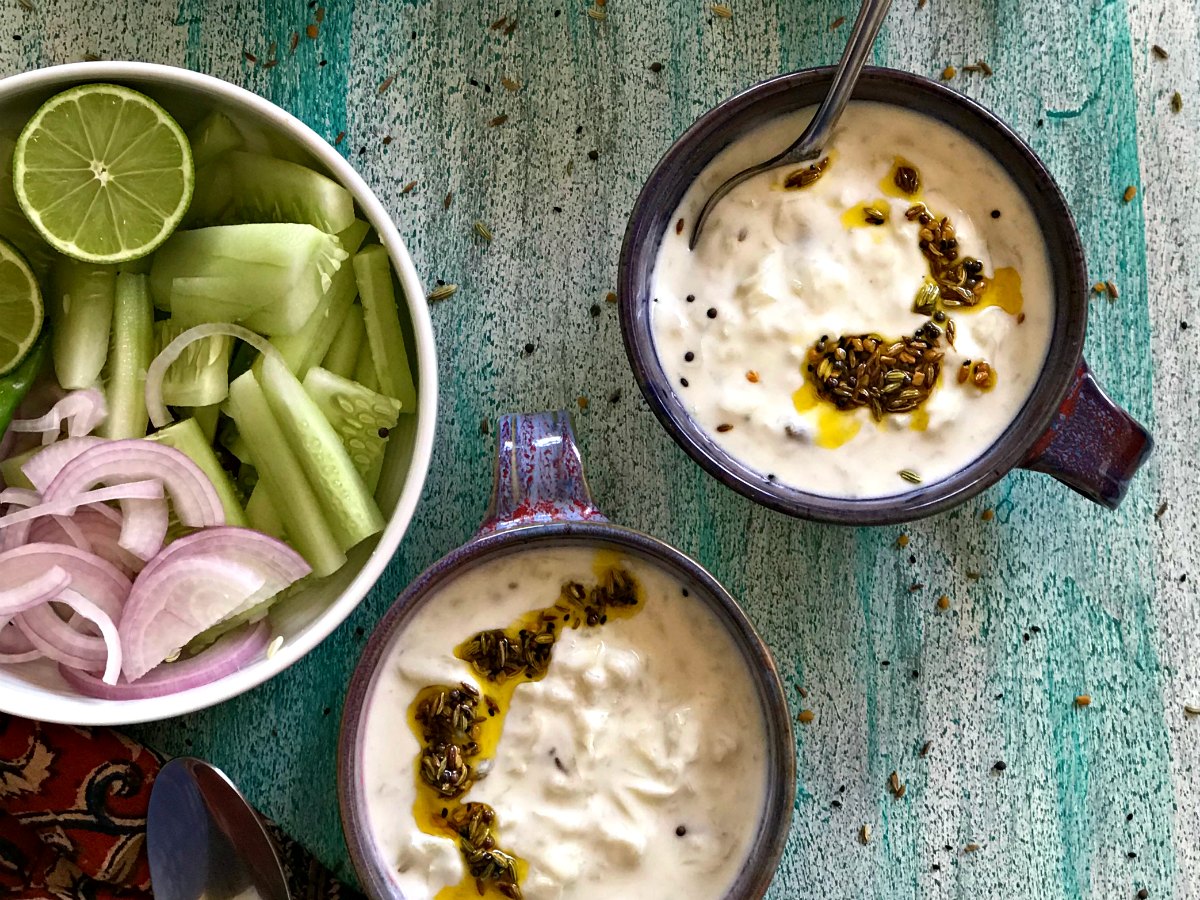 Lauki Ka Raita Recipe - Bottlegourd Yoghurt Relish - Sinamon Tales