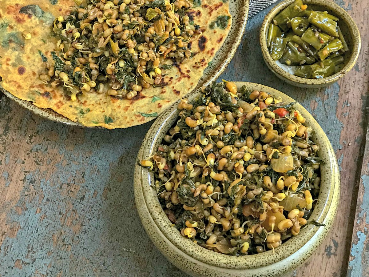 Moth Beans and Methi Recipe | sinamontales