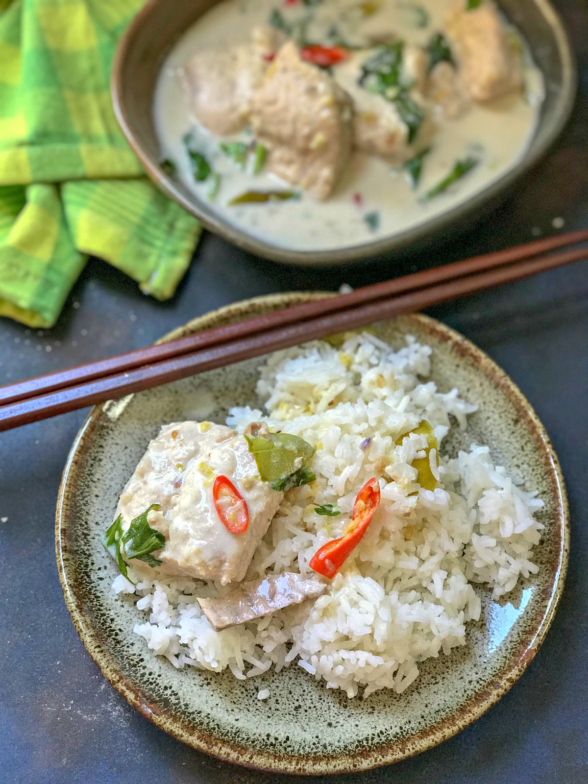 Poached Fish in Thai Spices - A light summery fish curry - Sinamon Tales