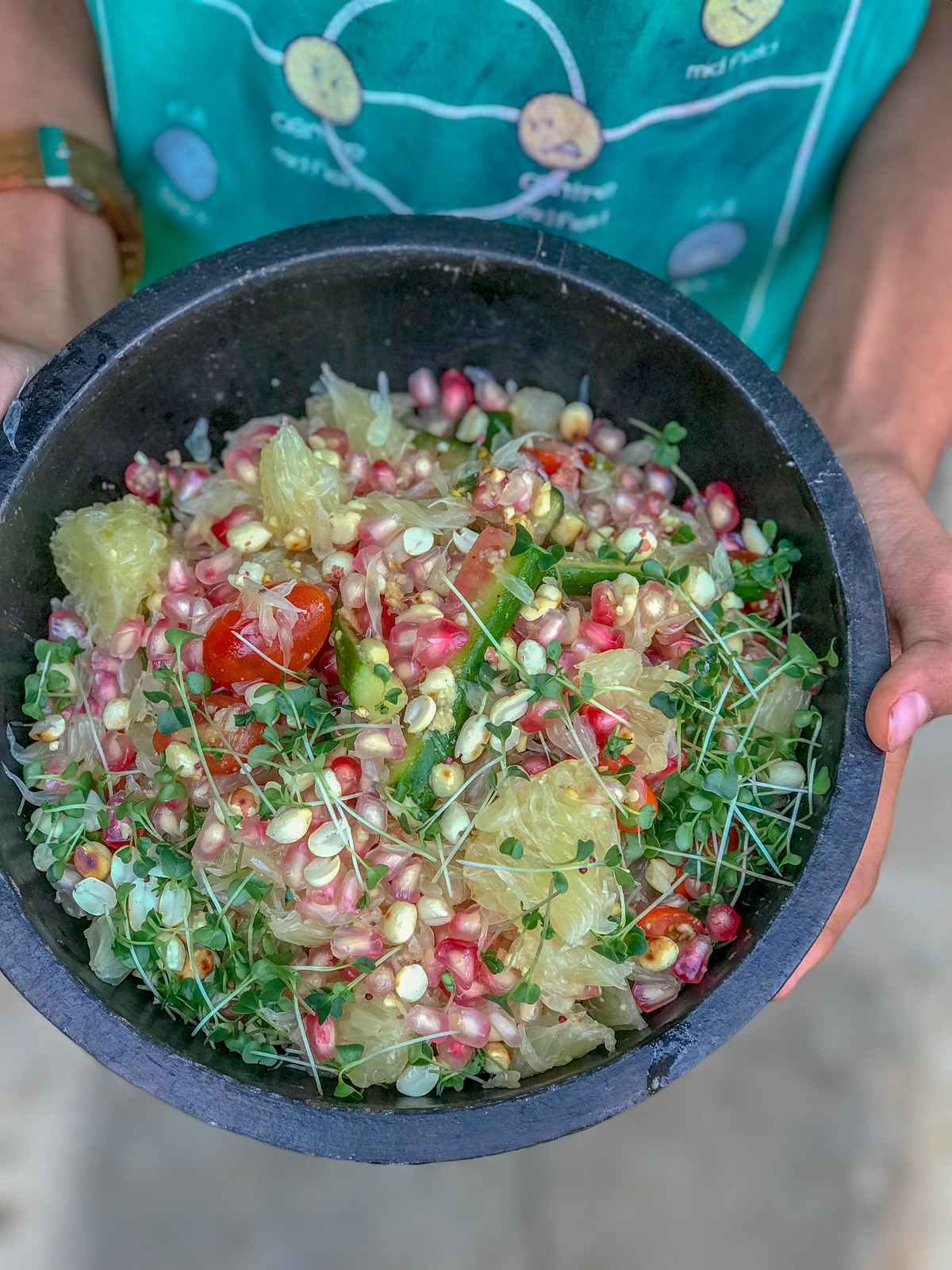 Pomelo Pomegranate salad - What Summer needs! - Sinamon Tales